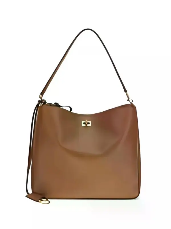Balenciaga Medium Rodeo Turnlock Shoulder Bag - Brown