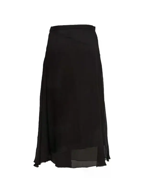 MARANT ETOILE Isabel Marant Lycia Printed Muslin Skirt - Black