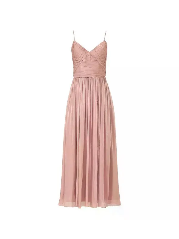 Costarellos Fayla Draped Maxi Dress - Pink