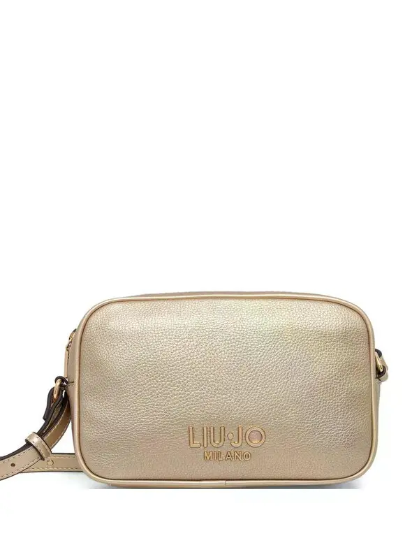 Liu Jo Logo Plaque Cross Body Bag - Gold