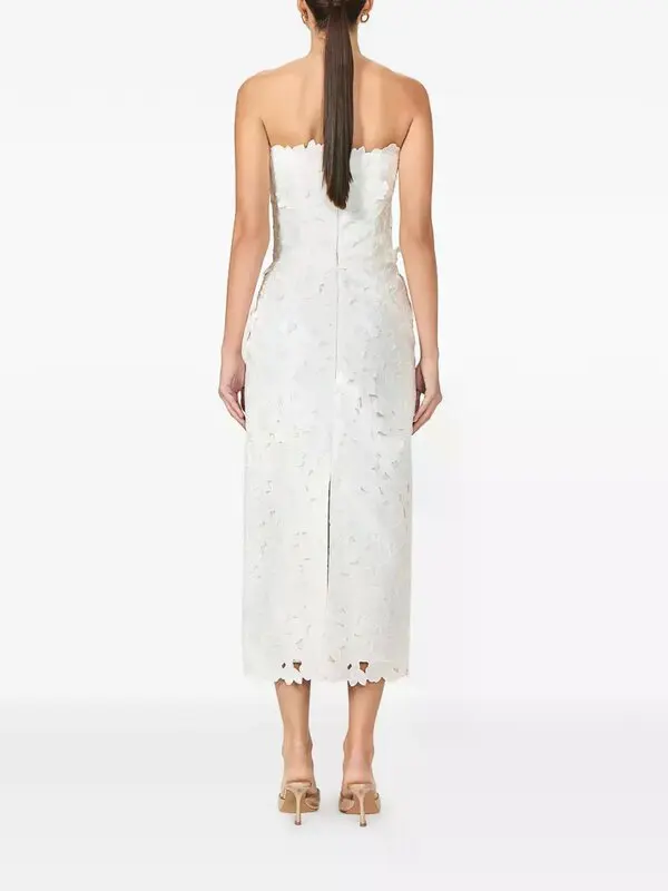 costarellos midi dress Draped silk midi dress in blue - Costarellos