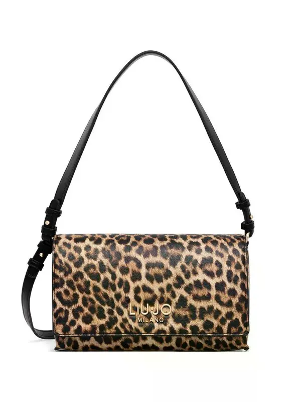 Liu Jo Leopard Print Cross Body Bag - Neutrals