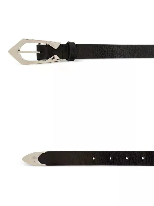 IRO PARIS Buckle-fastening Leather Belt - Black