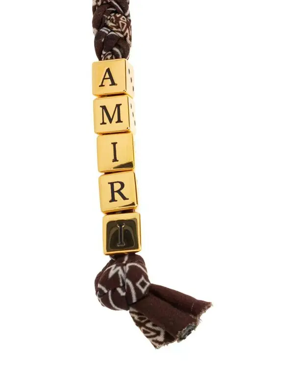 Amiri Dice Beaded Keyring
