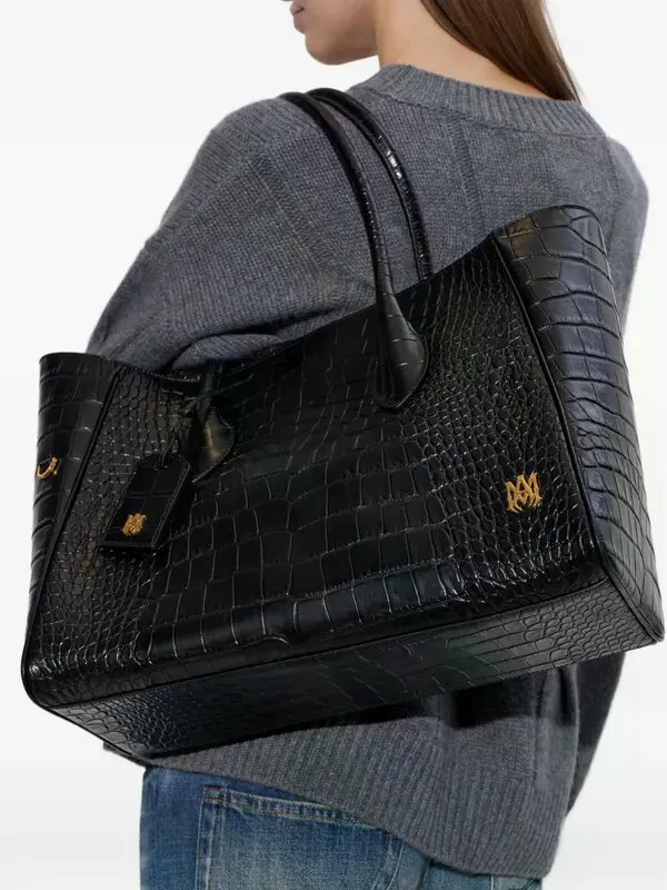 Amiri Crocodile-effect Tote Bag