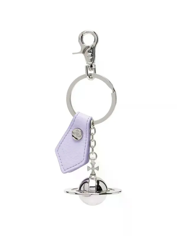 VIVIENNE WESTWOOD 3d Orb Keyring - Silver