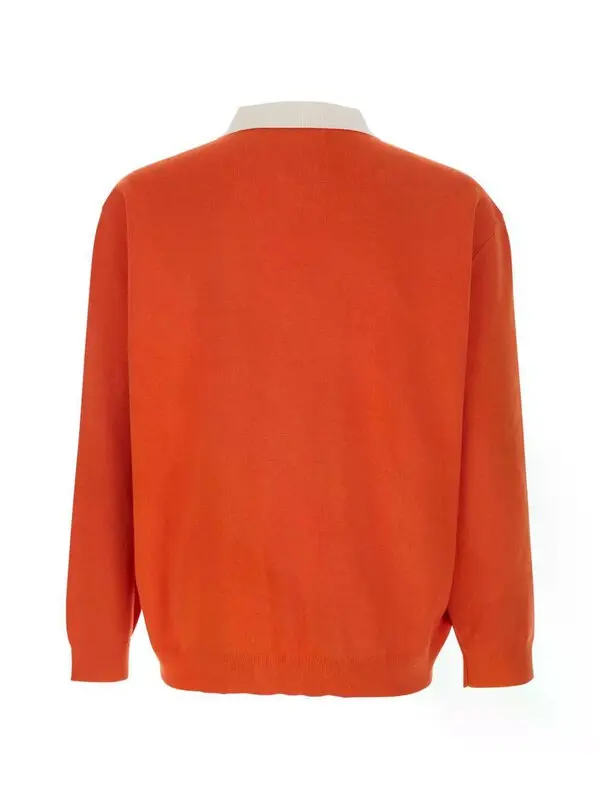 AUTRY Logo-print V-neck Sweatshirt