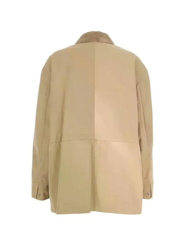 DUNST Corduroy-collar Jacket - Neutrals