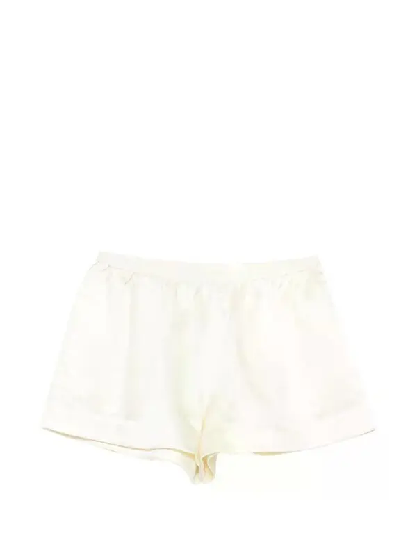 Soft Goat Elasticated-waistband Shorts - Neutrals