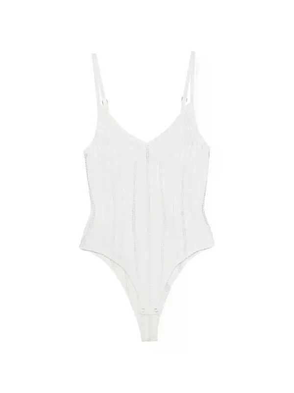 Elisabetta Franchi Ribbed Bodysuit