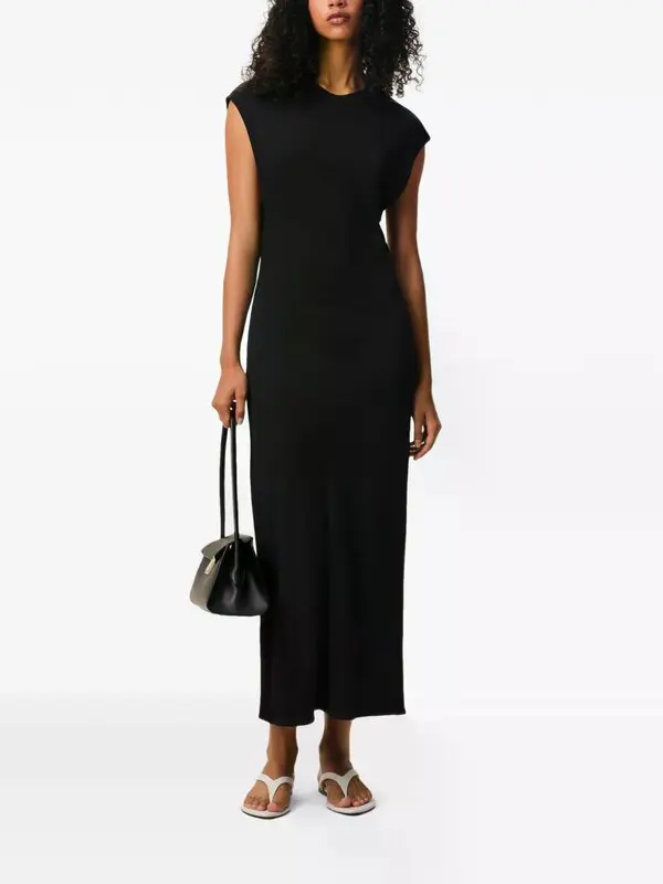 AMI Paris Jersey Sleeveless Fitted Long Dress