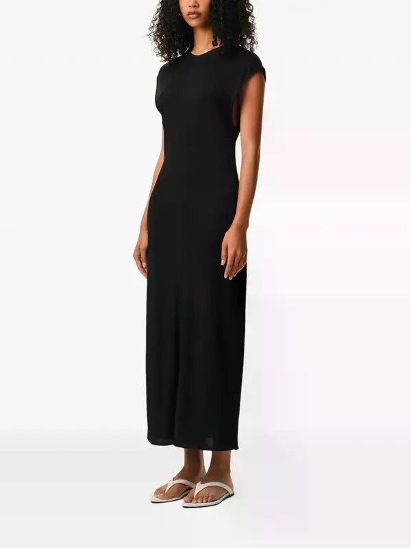 AMI Paris Jersey Sleeveless Fitted Long Dress