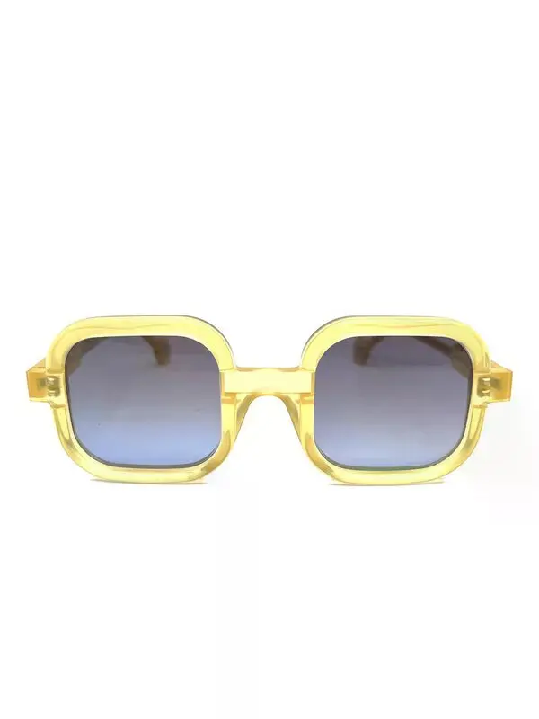 ANNE & VALENTIN Savage Square Sunglasses - Yellow
