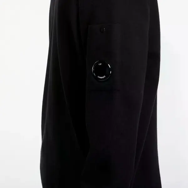 C.P. COMPANY Logo-patch Crew-neck Sweater
