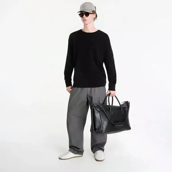 C.P. COMPANY Logo-patch Crew-neck Sweater