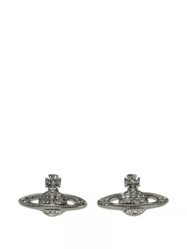 VIVIENNE WESTWOOD Orb Embellished Earrings - Silver