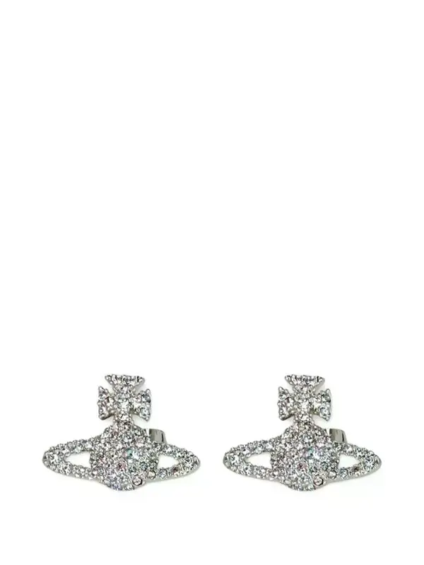 VIVIENNE WESTWOOD Orb Embellished Earrings - Silver