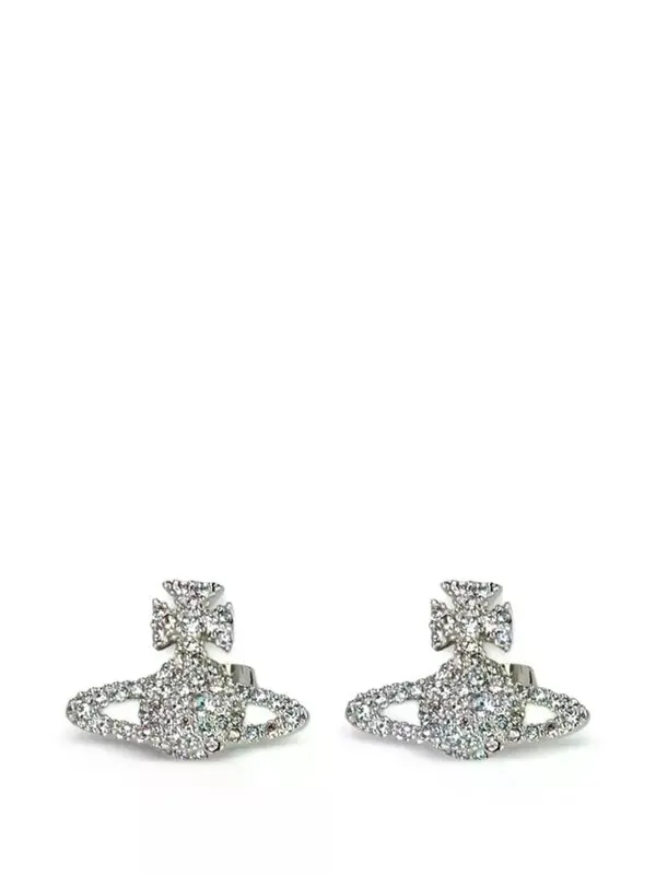 VIVIENNE WESTWOOD Orb Embellished Earrings - Silver