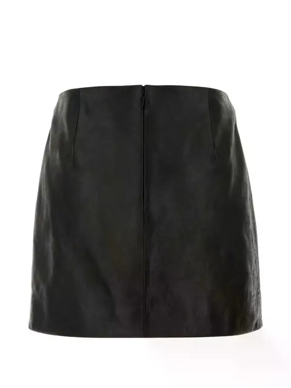 Gucci Leather Mini Skirt