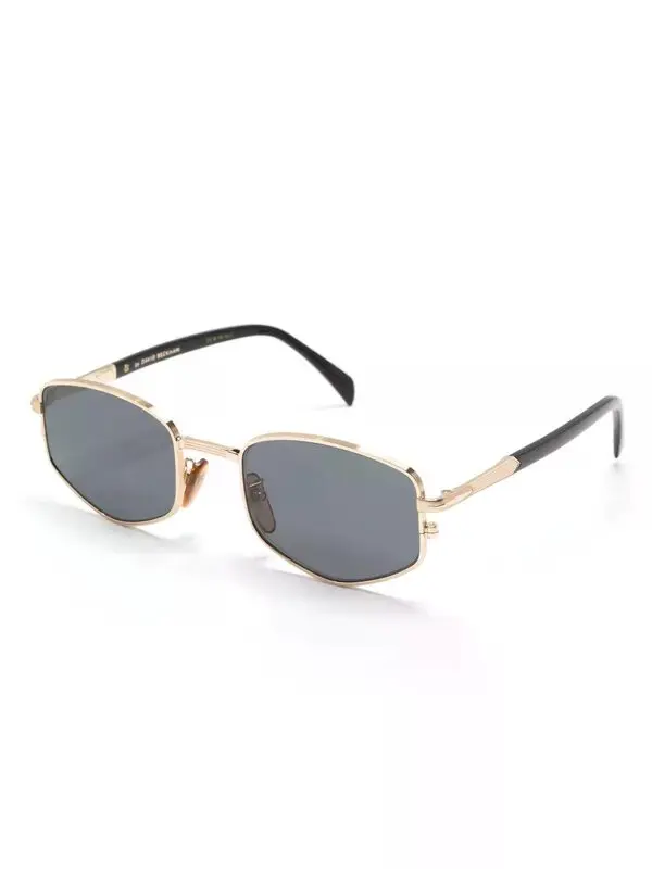 DB EYEWEAR BY DAVID BECKHAM Rectangle Frame Sunglasses - Black