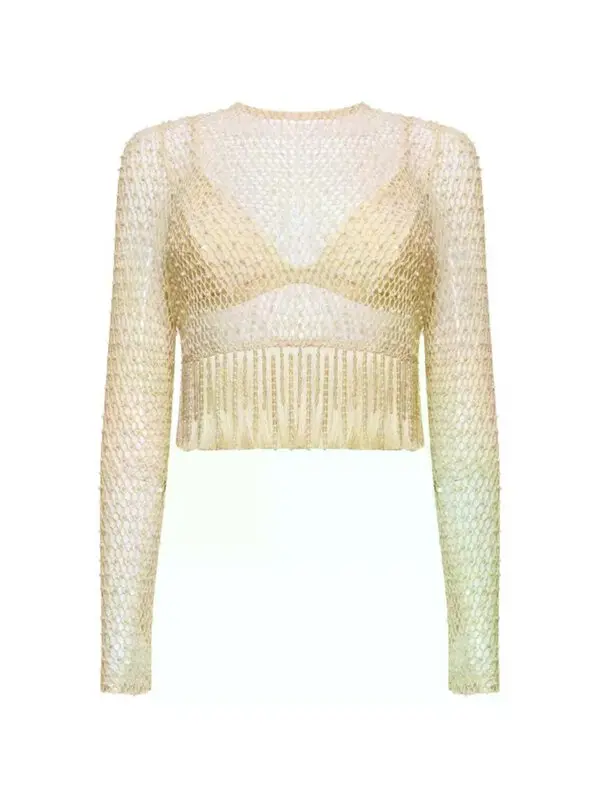 PatBO Crochet Bloom Blouse