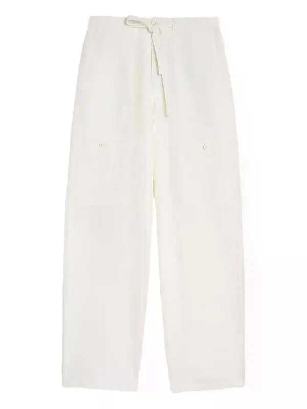 JIL SANDER Drawstring Patch Pocket Trousers