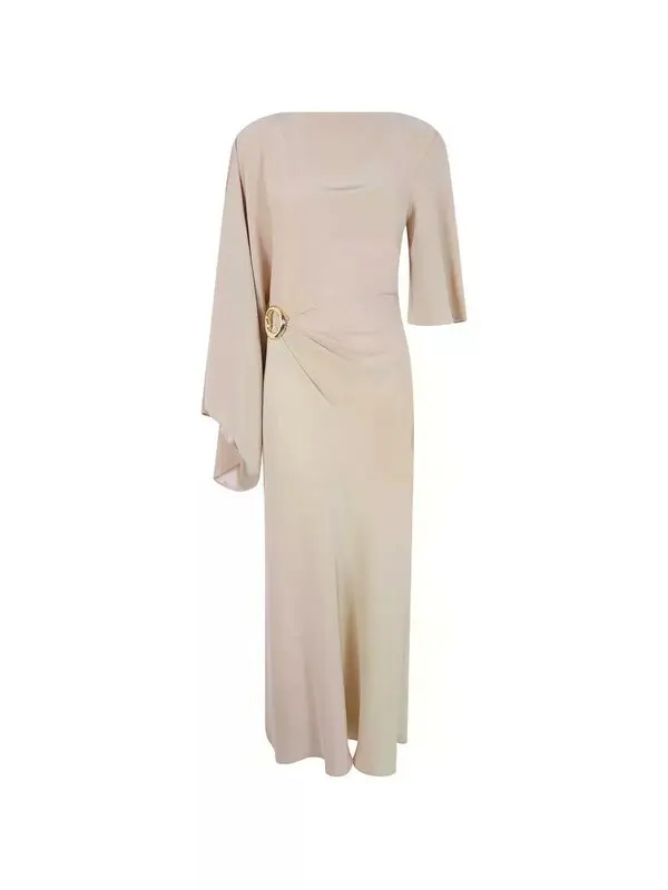 JOSEPH Joya Ring-detail Maxi Dress - Neutrals