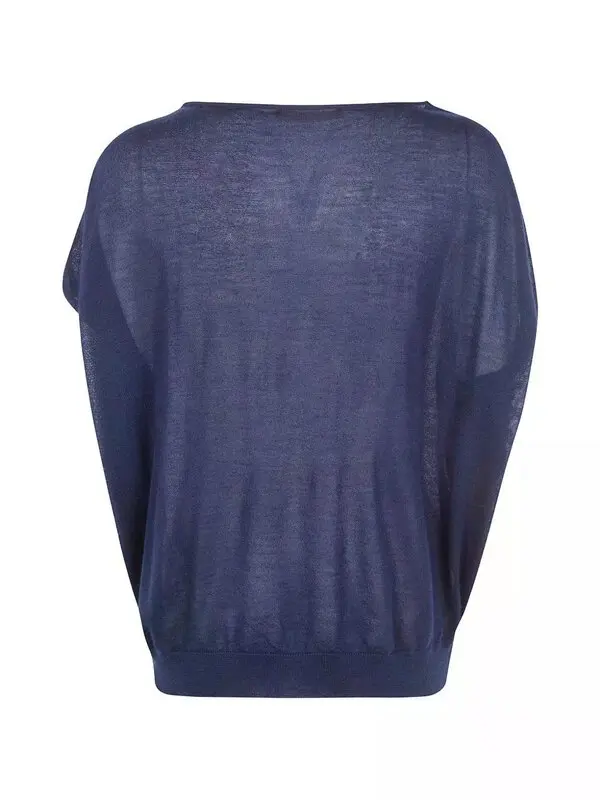 NUUR Boat-neck T-shirt - Blue