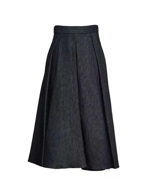 Max Mara Alex Flared Skirt - Blue