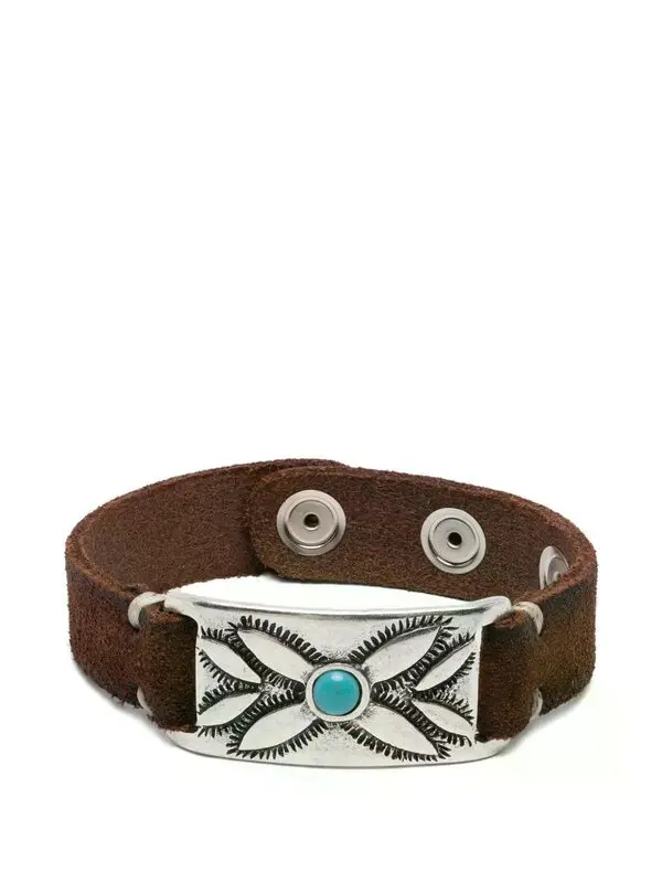 ERALDO Leather Bracelet - Silver