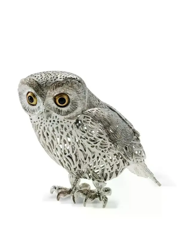 Christofle Lumière D'argent Owl Figurine - Silver