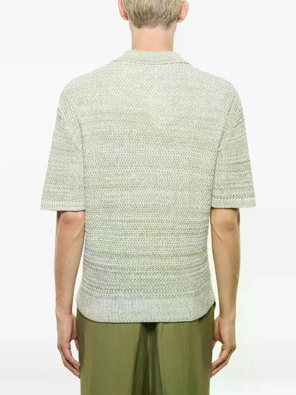 LANEUS Knitted Boxy Fit T-shirt
