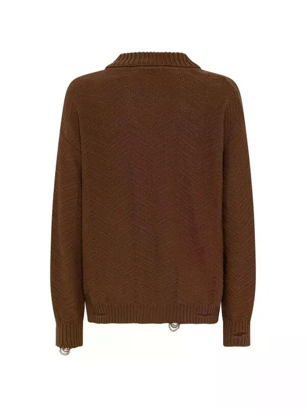 LANEUS Boxy Fit Knitted Polo