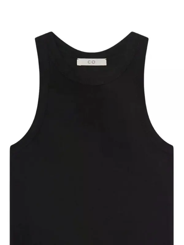 Co Collection Ribbed Tank Top - Black