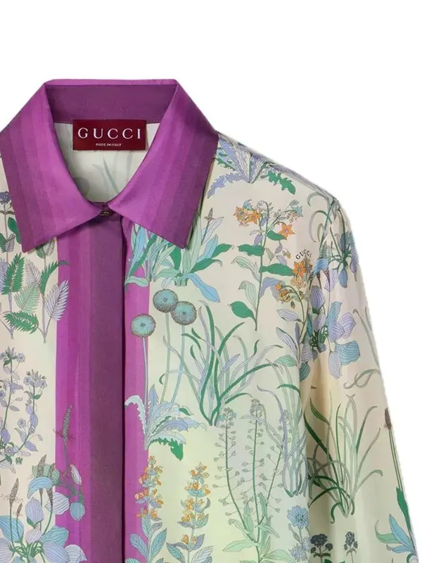 Gucci Floral Button Shirt