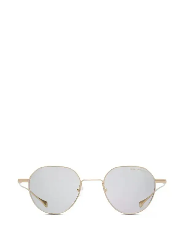 Dita Round Metal Glasses - Gold