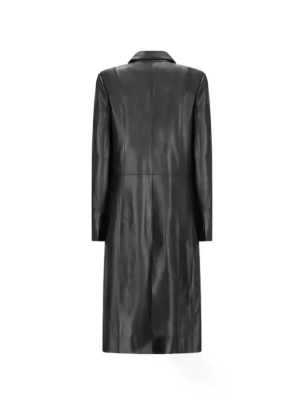DESA 1972 Front-pockets Leather Coat