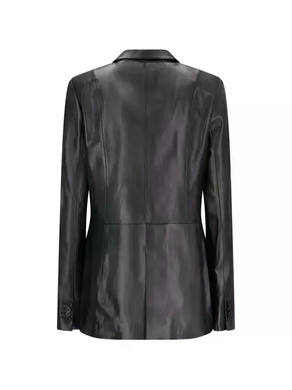 DESA 1972 Buttoned Leather Blazer