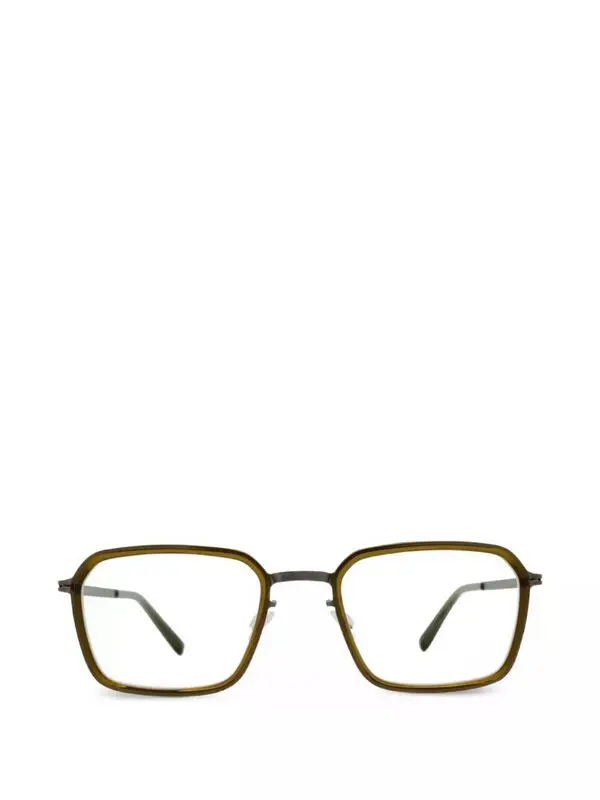 Mykita Lauri Geometric-frame Eyeglasses - Green