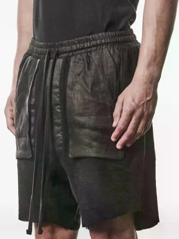 THOM KROM Pocket Drawstring Shorts - Black