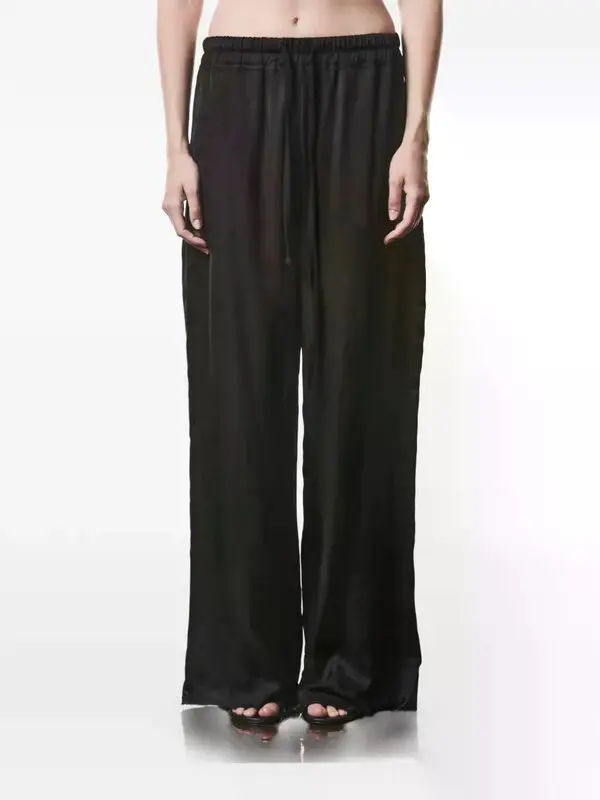 THOM KROM Drawstring Pants - Black