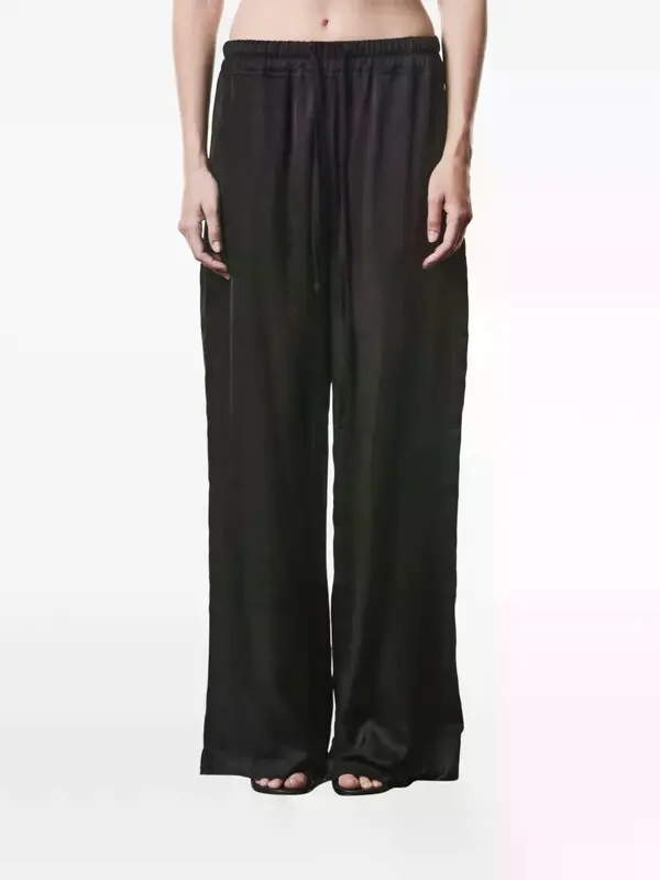 THOM KROM Drawstring Pants - Black