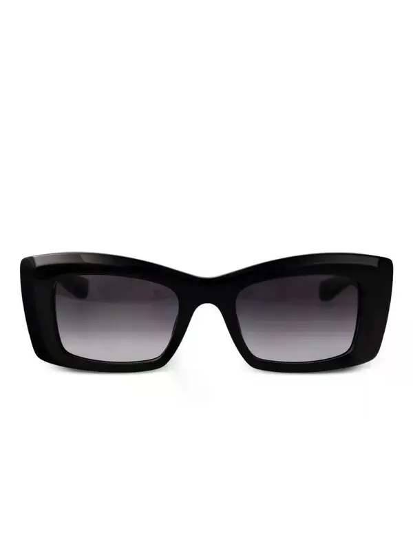 Alexander McQueen Rectangle-frame Sunglasses - Black