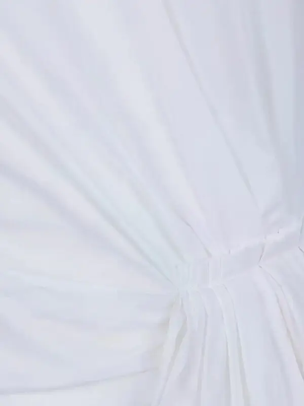Mantū Sleeveless Tie-detail Top - White