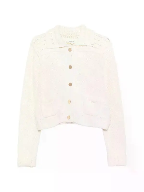 Ba&sh Federica Front-pocket Cardigan - Neutrals
