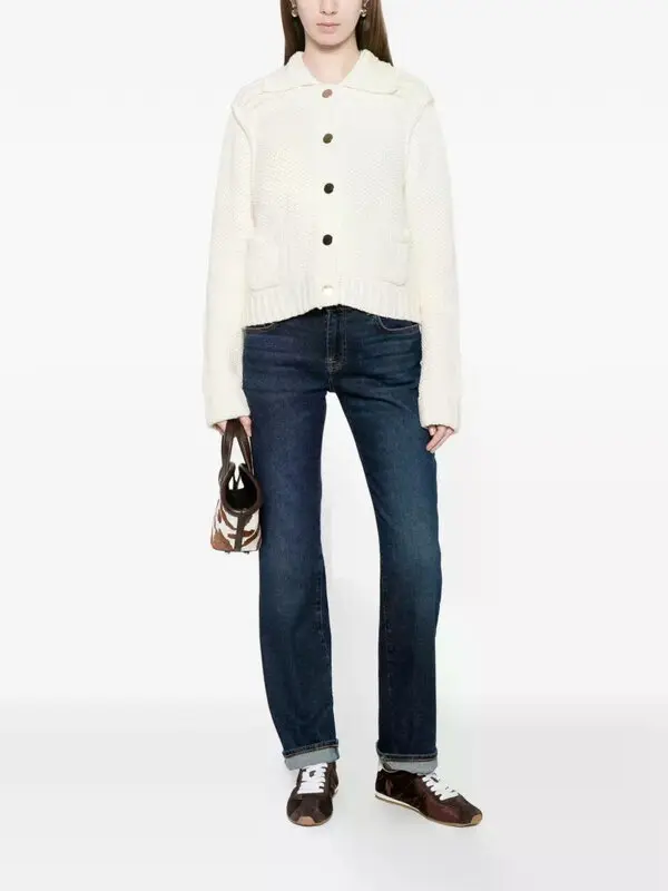 Ba&sh Federica Front-pocket Cardigan - Neutrals