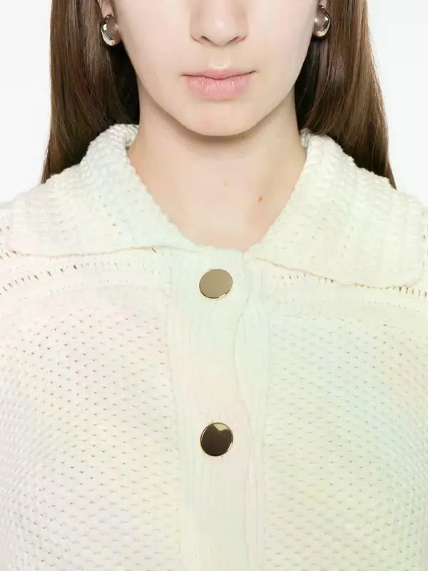 Ba&sh Federica Front-pocket Cardigan - Neutrals