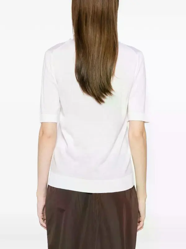 N°21 Embellished Button Polo Top