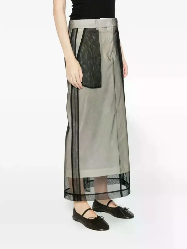 Erika Cavallini Mesh Panel Skirt