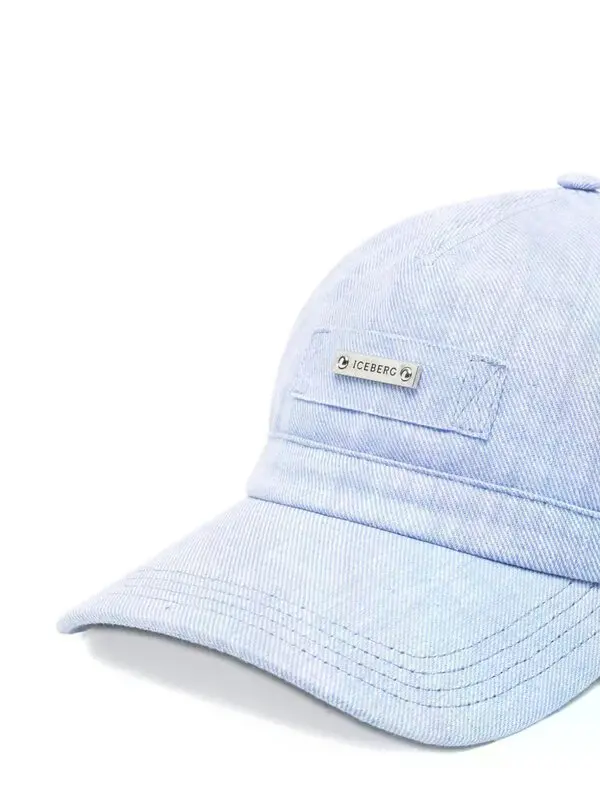Iceberg Logo Plaque Cap